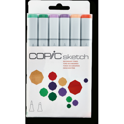 COPIC Marker Sketch 6er Set Secondary Tones 21075663 Bei